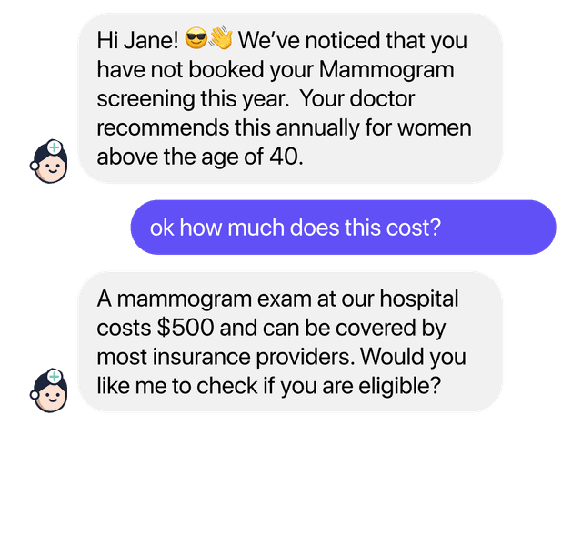 Bot MD - AI Powered Patient Engagement for Hospitals and Clinics